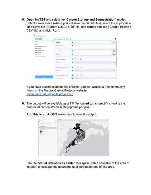 InVEST tutorial step-by-step - Page 4