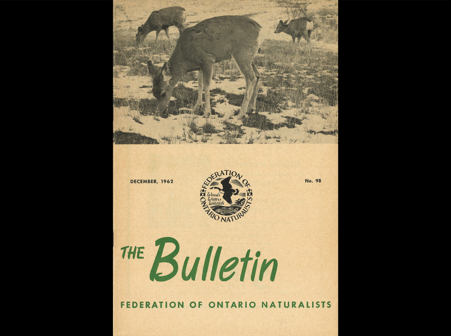 ON Nature Magazine - December 1962 - Page 1