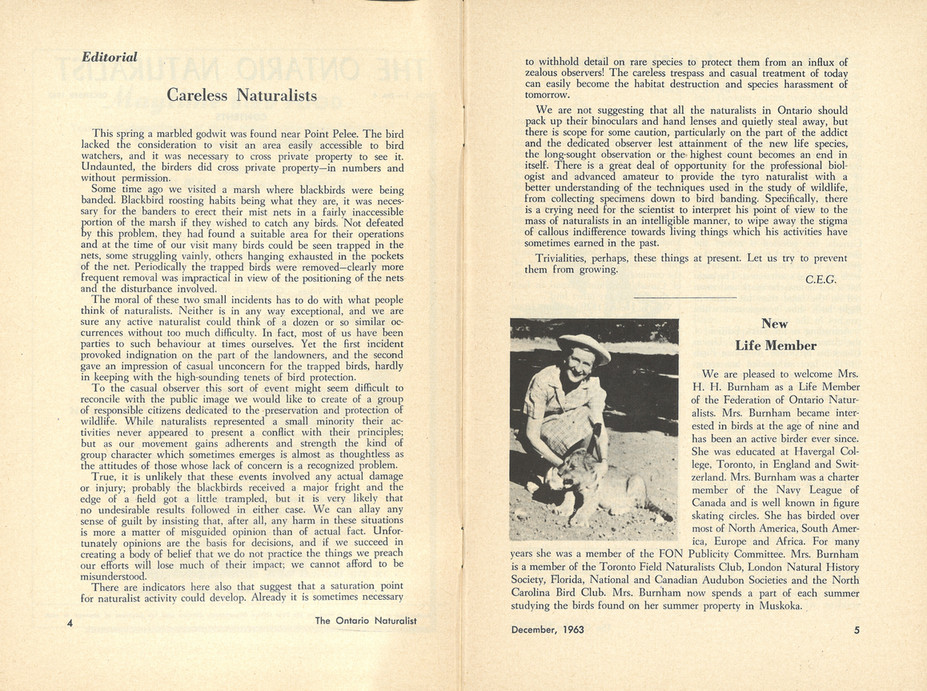 ON Nature Magazine - December 1963 - Page 1