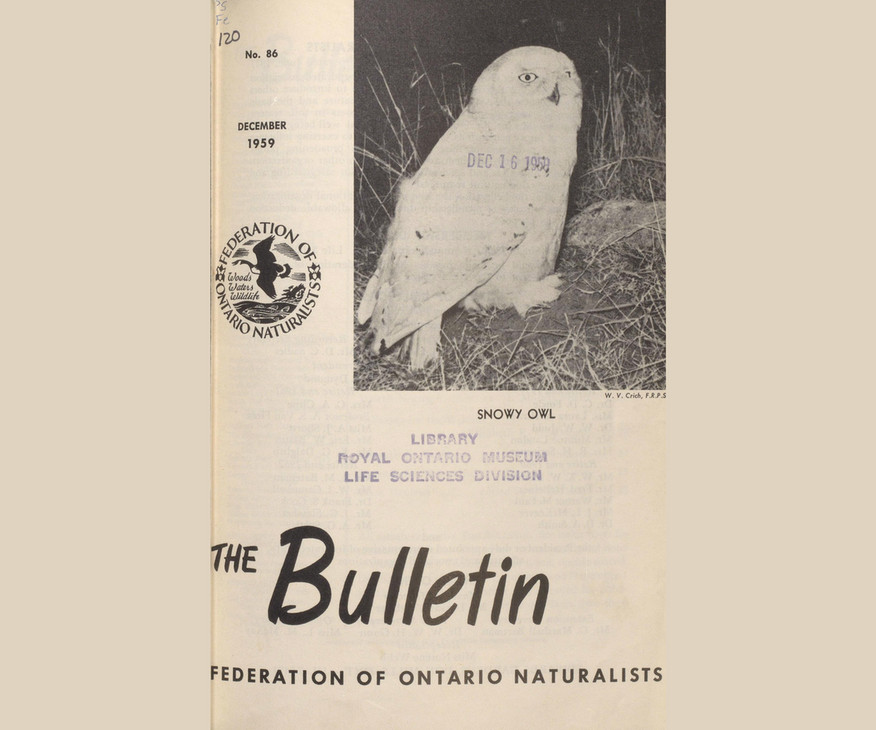 ON Nature magazine - December 1959 - Page 1