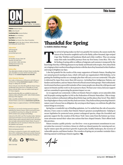 ON Nature magazine - Spring 2026 - Page 1