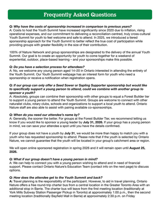 Youth Summit Sponsorship Package 2026 for Nature Network Groups - Page 6